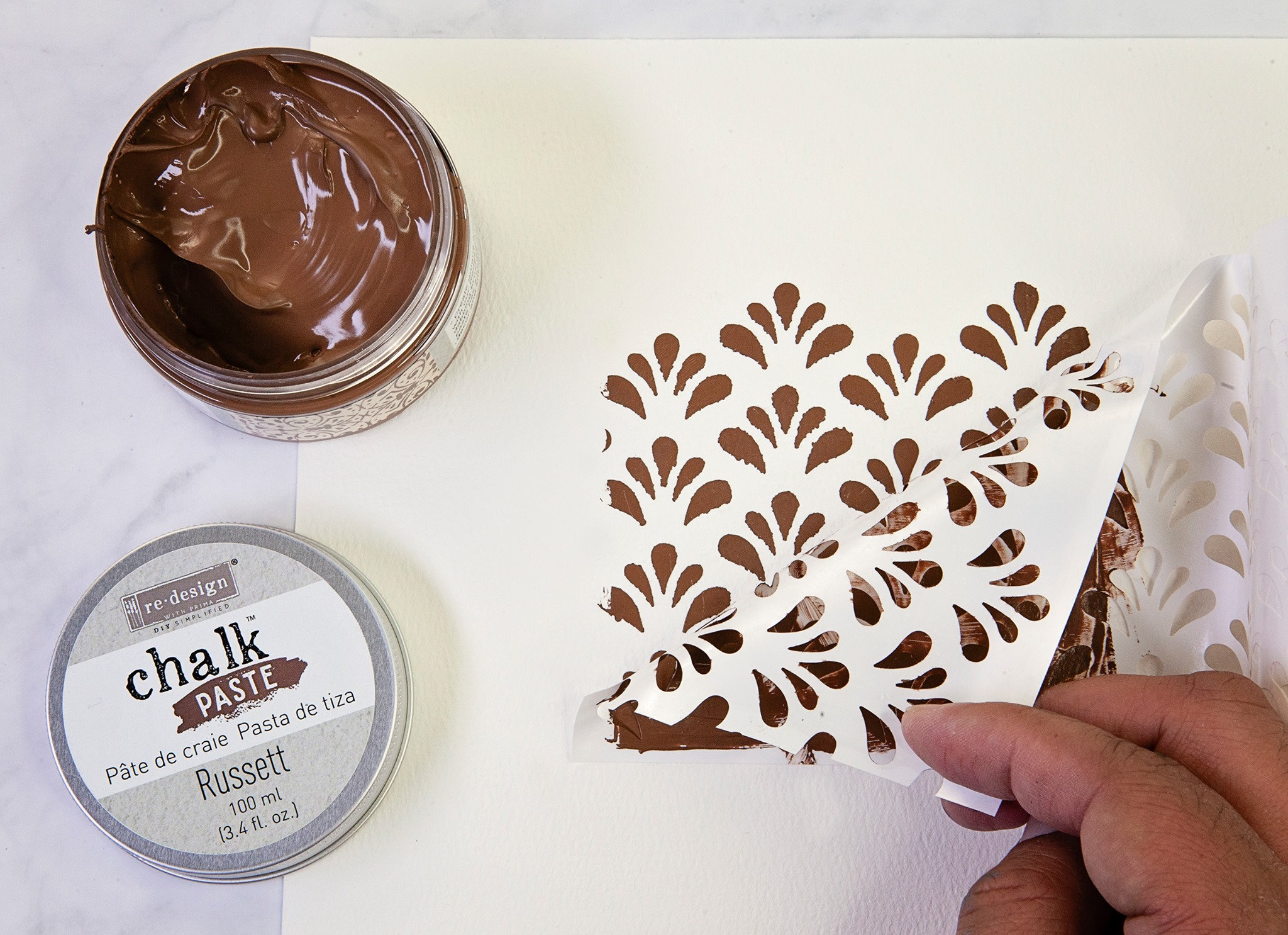 Russett Chalk Paste Redesign Chalk Paste Stencil Paste - Etsy