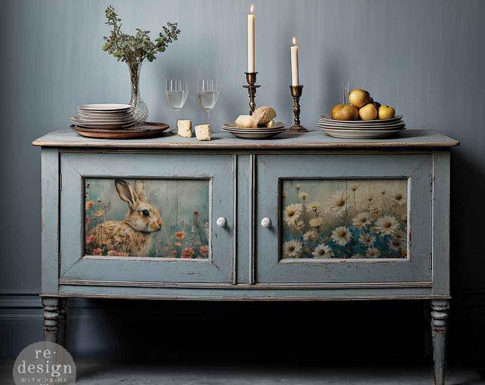 Blossom Bunnies - Middy Decor Transfer - Redesign Medium Furniture ...