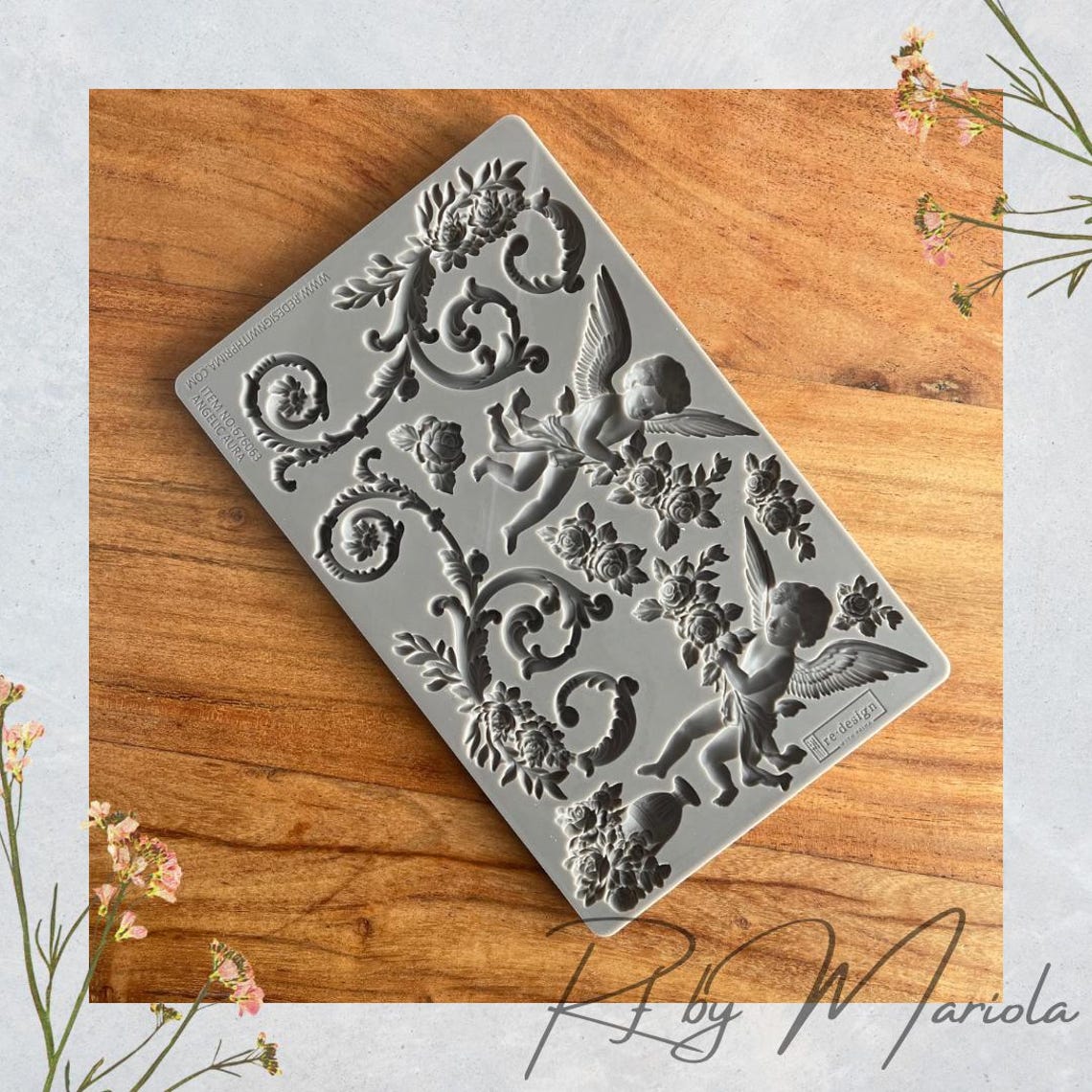 Angelic Aura Decor Mould by Prima: Angel Wings & Celestial Details - Etsy