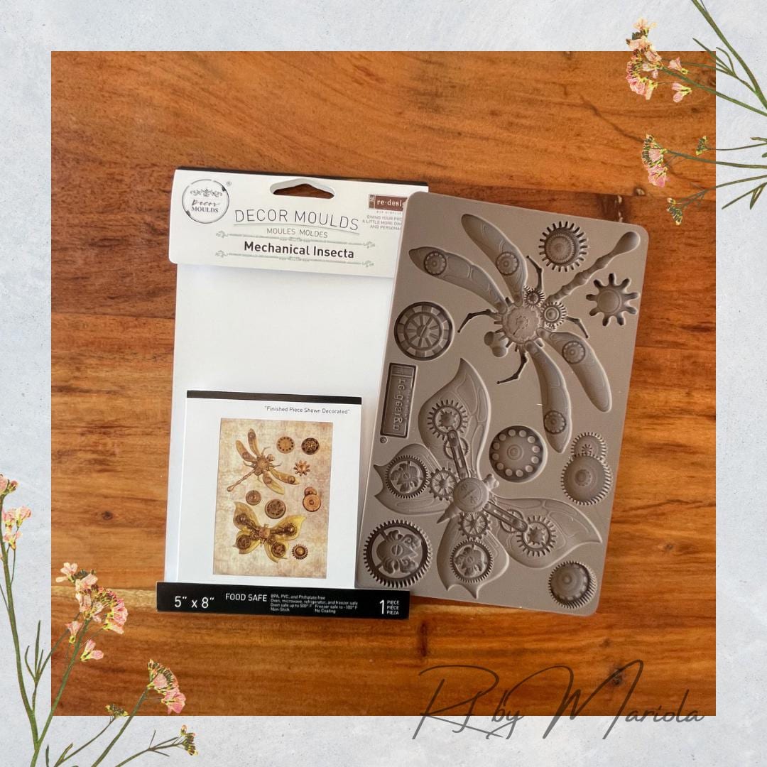 Mechanical Insectica Mould - Redesign Furniture Decor Mould 5" X 8 ...