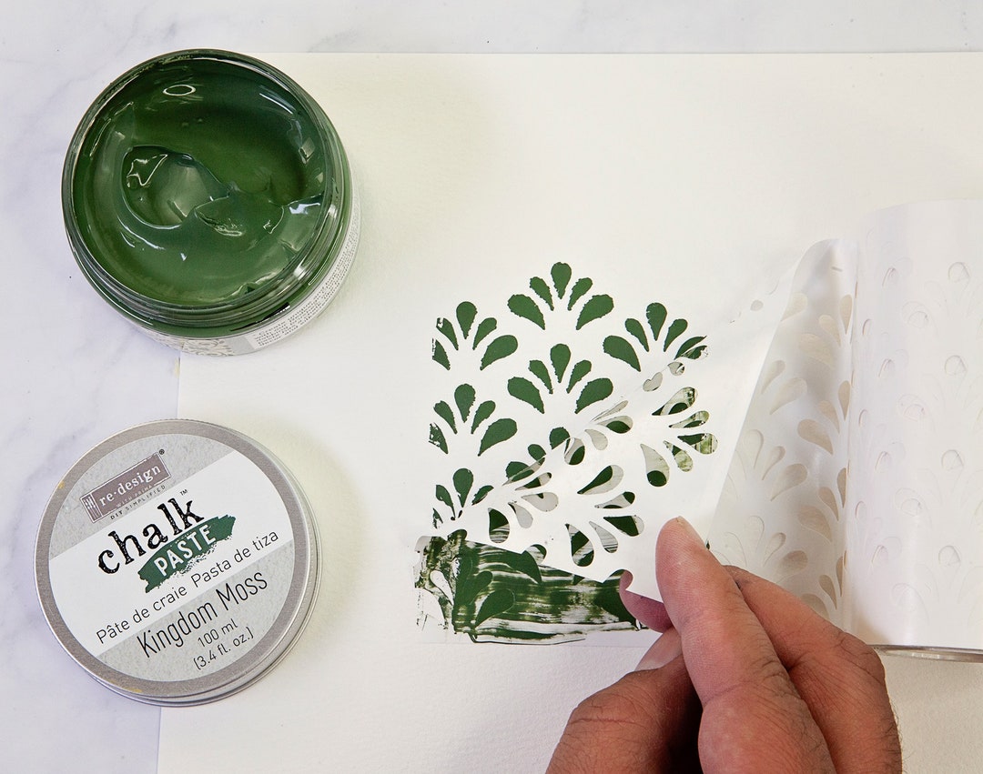 Kindgom Moss Chalk Paste - Redesign Chalk Paste - Decor Paste - Stencil ...