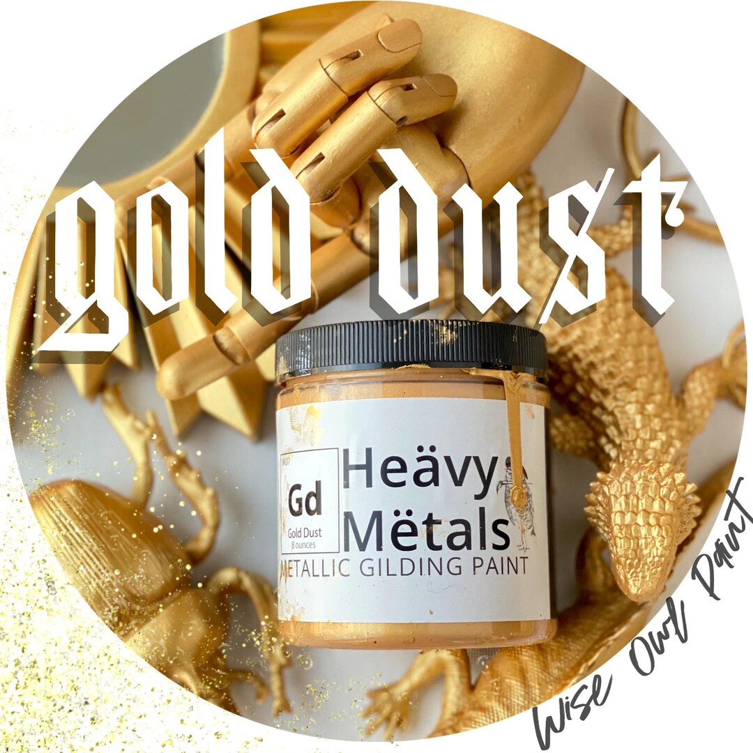 Metallic Gold Dust Heavy Metals Metallic Gilding Paint Furniture ...