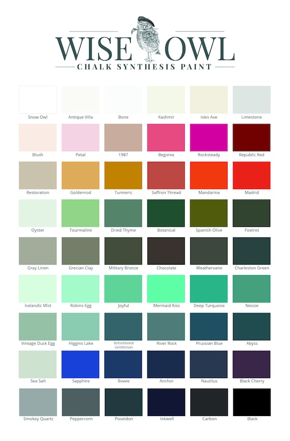 Abyss Color Chart