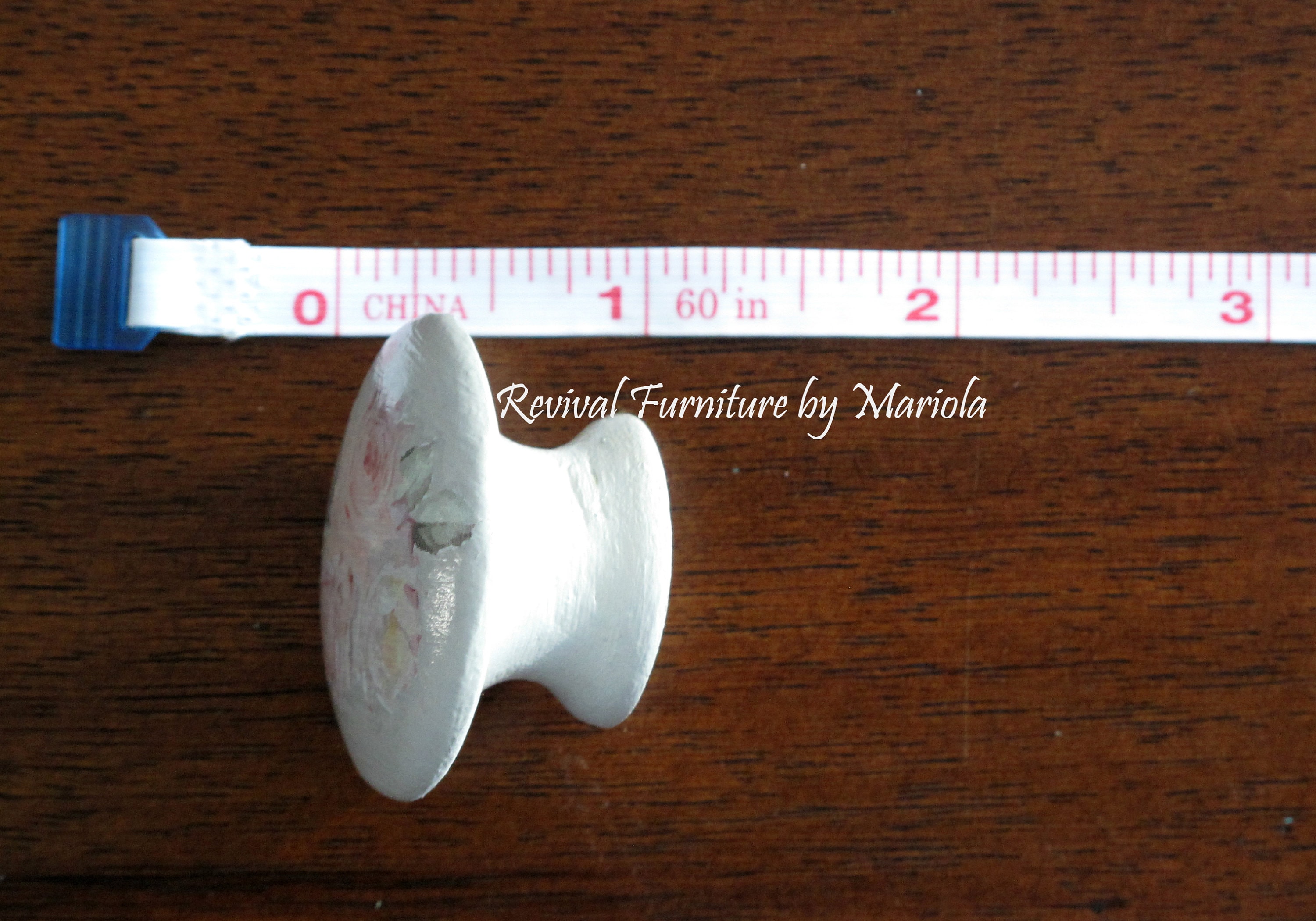 Wooden Knobs With Prima Redesign Rub-on Knob Transfers Price - Etsy