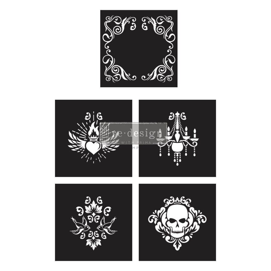Glam Punk Cece Stencil Mix & Match Decor Stencil - Furniture Stencil ...