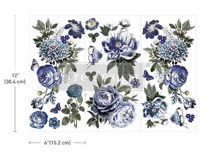 Parisian Butterflies; Redesign Transfer by Prima; Rub on Transfer; DIY ...