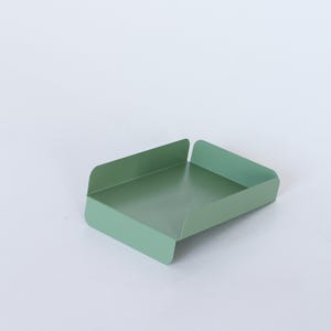 Teal Paper Tray, Metal Desk Organizer, Colorful Desktop Organizer ...