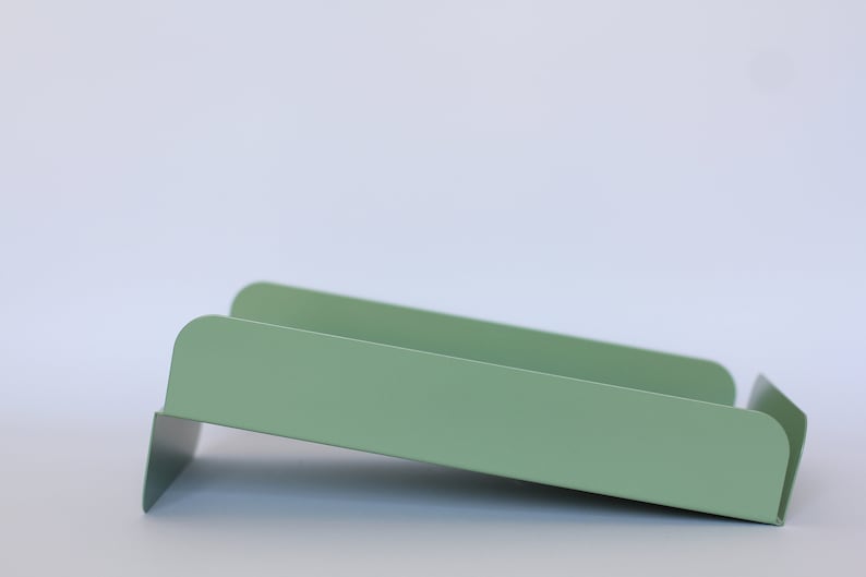 Teal Paper Tray, Metal Desk Organizer, Colorful Desktop Organizer ...