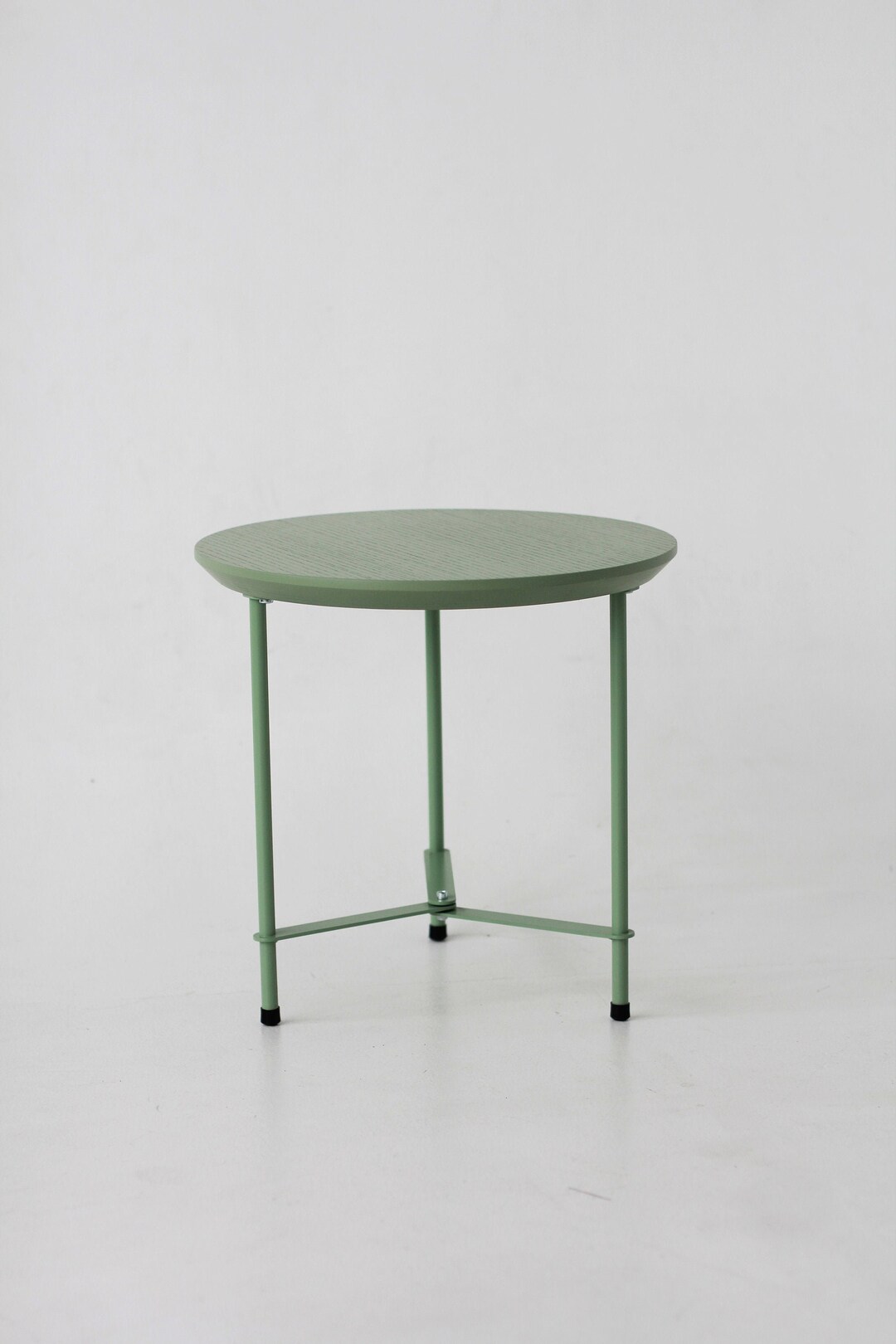 Green Round Coffee Table, Small Coffee Table, Round Side Table, Modern ...