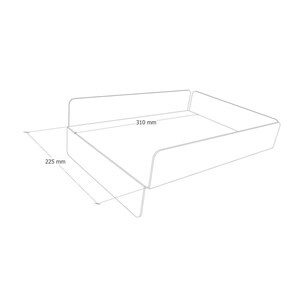 Teal Paper Tray, Metal Desk Organizer, Colorful Desktop Organizer ...