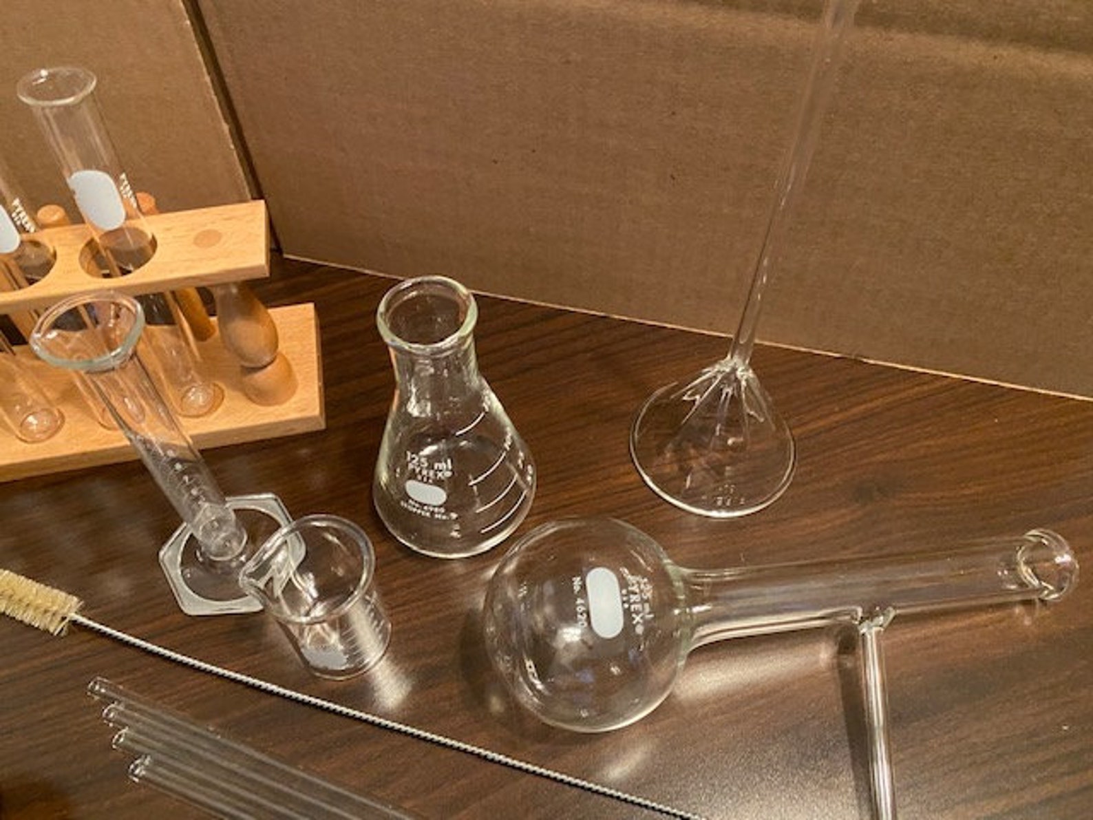 Chemistry Set 2 All Genuine Pyrex or Kimax Glassware FREE - Etsy