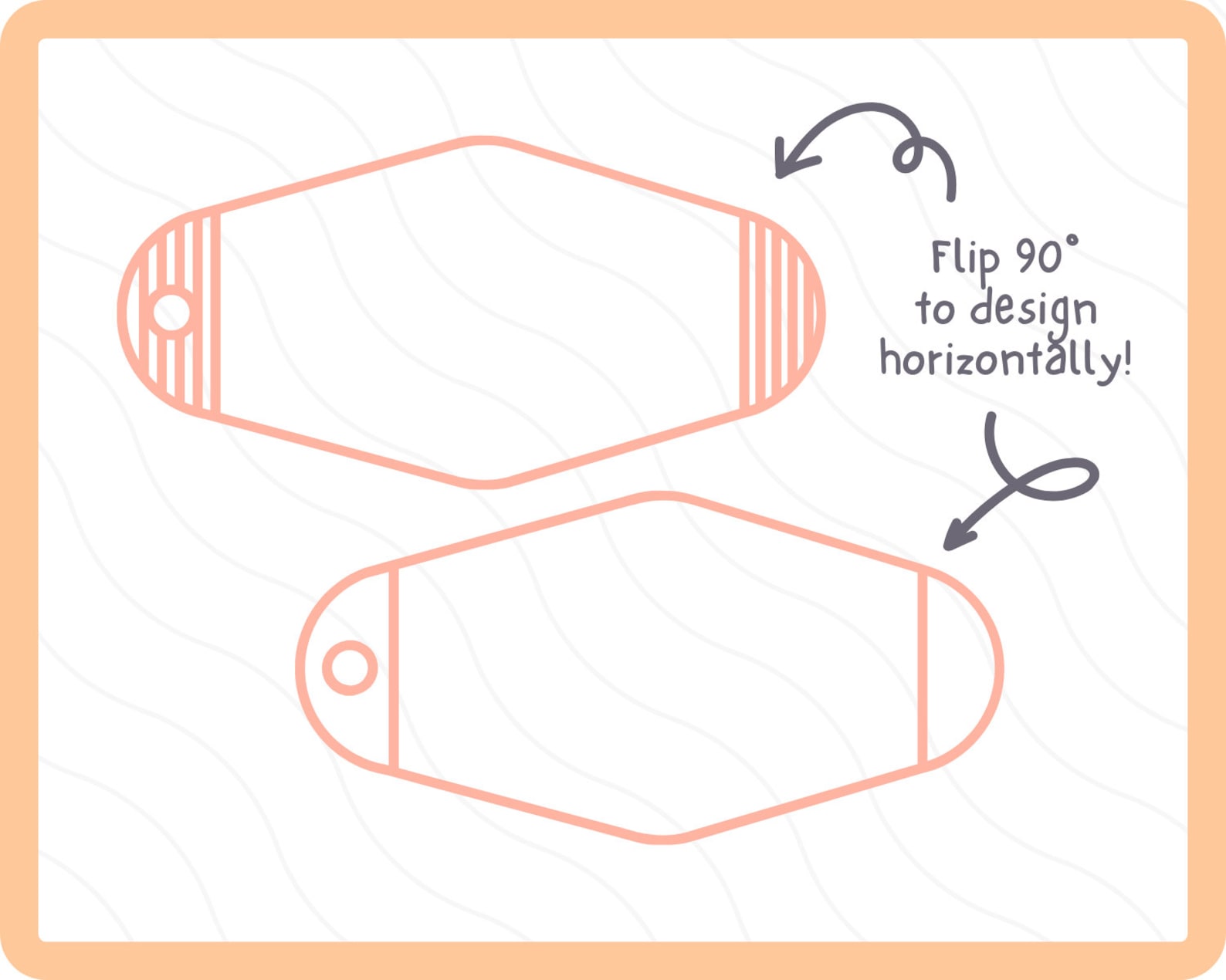 Presized Motel Keychain Template, Vintage Motel Keychain Svg, Retro ...