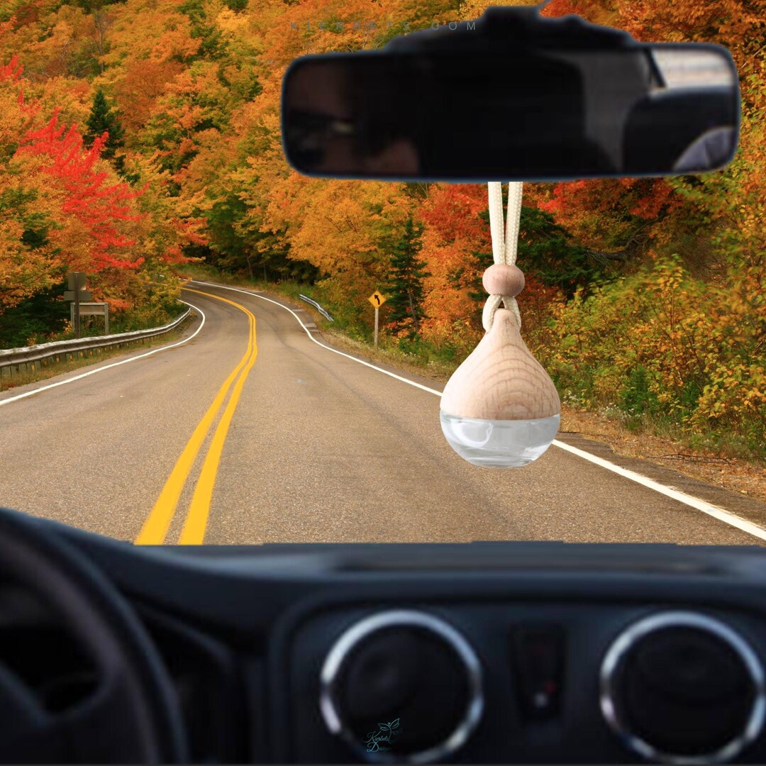 Hanging Teardrop Glass Bottle Car Diffuser, Air Fragrance Dispenser ...
