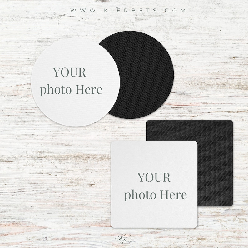 Personalized Photo Coaster: Custom Neoprene Coaster, Round or Square - Etsy