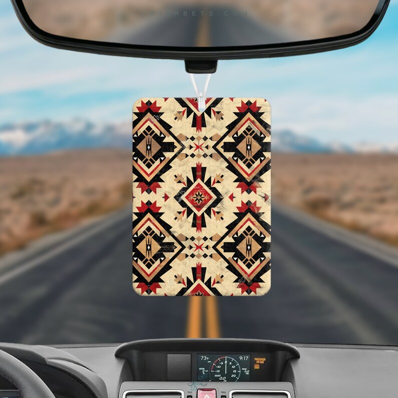 Aztec Western Scented Car Air Freshener, Double Sided Felt - Etsy UK
