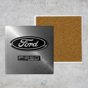 Ford F250, F350 Super Duty Coasters Set, Car Coaster Set for Truck, New ...