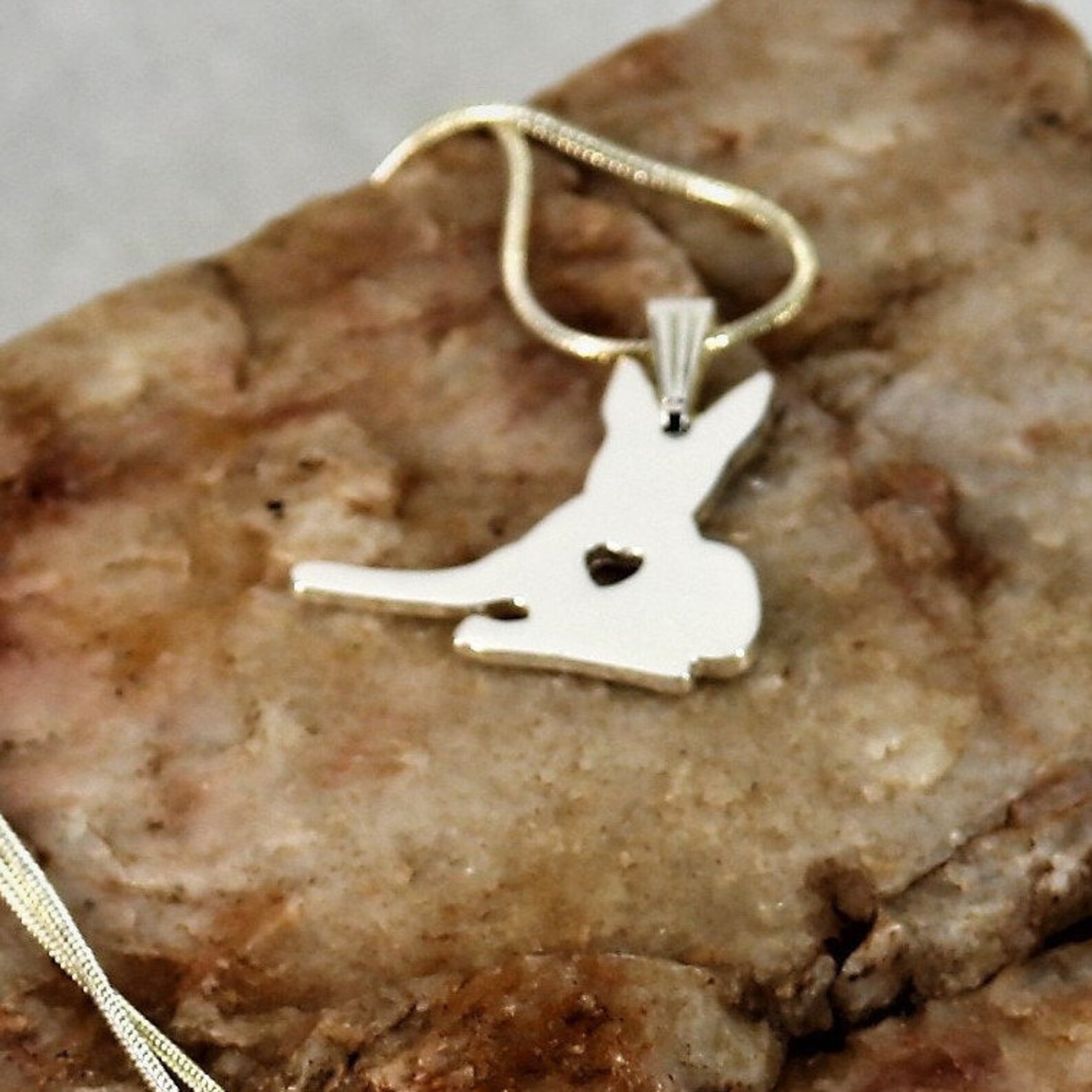 German Shepherd Charm Necklace Dog lover Necklace K-9 | Etsy