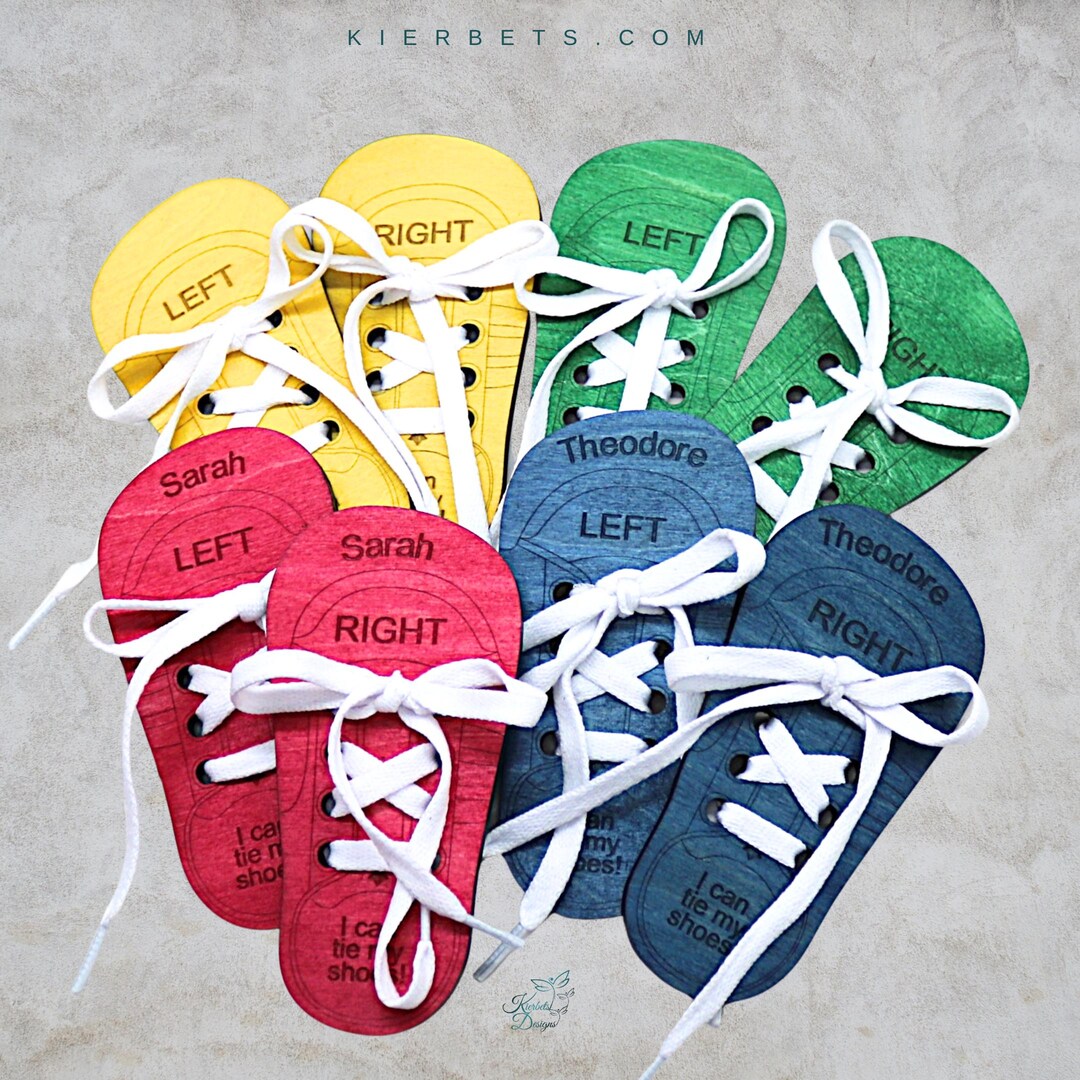 I Can Tie My Shoe Personalized Childrens Preschool Educational Tool ...