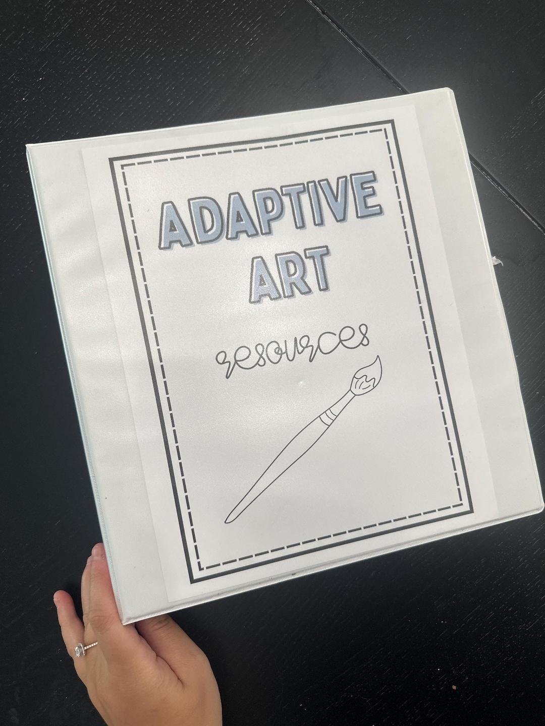 Adaptive Art Binder Cover, Spine and Dividers, Teacher Resource ...