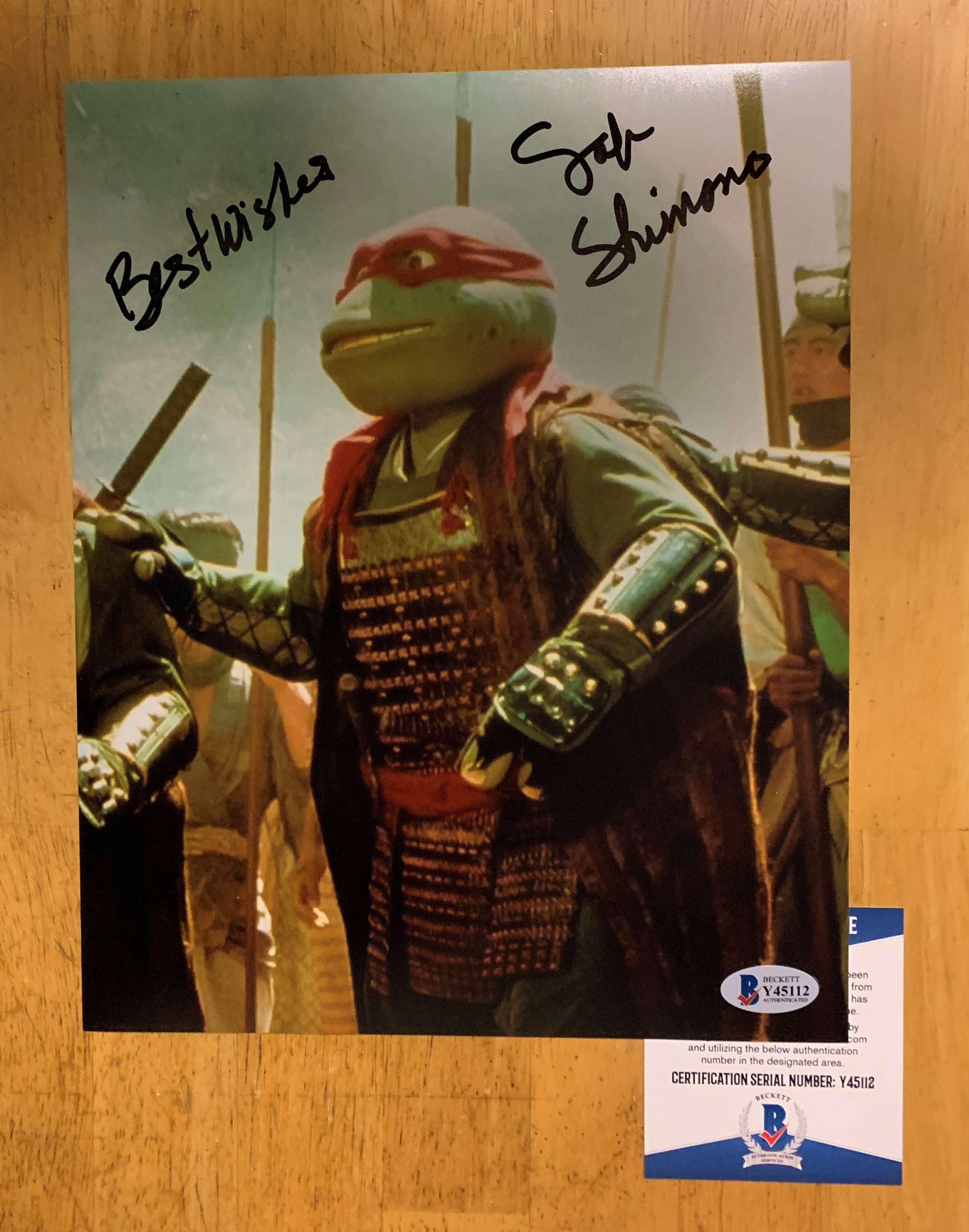 Photography Color Zordon Voice Actor JSA Certificate Mighty Morphin ...