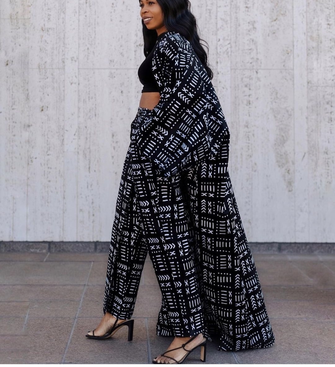 2 Piece Kimono and Pants Set - Etsy