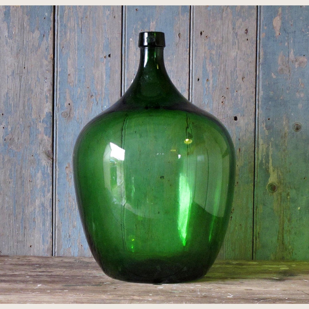 Rare Carboy Demijohn 25L Very Rare Moss Green Color 1900s - Etsy Australia