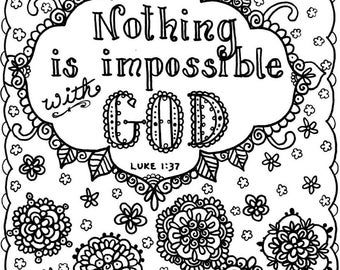 Coloring Book Pdf God Says I Am Instant Download Christian - Etsy