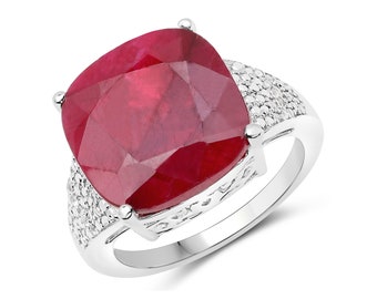 Glass Filled Ruby - Etsy