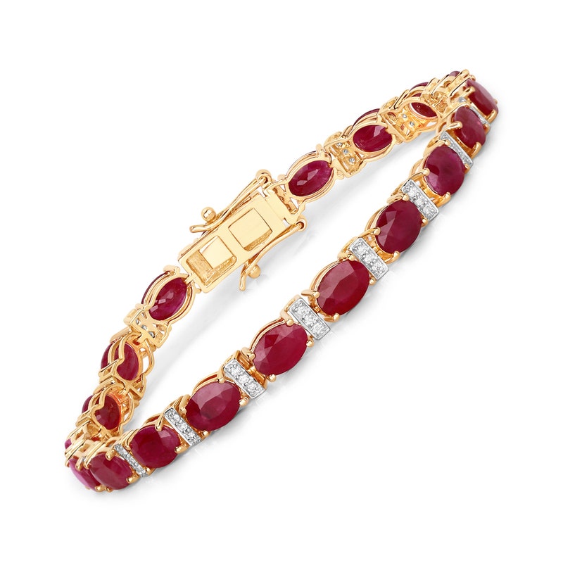 Ruby Bracelet - Etsy