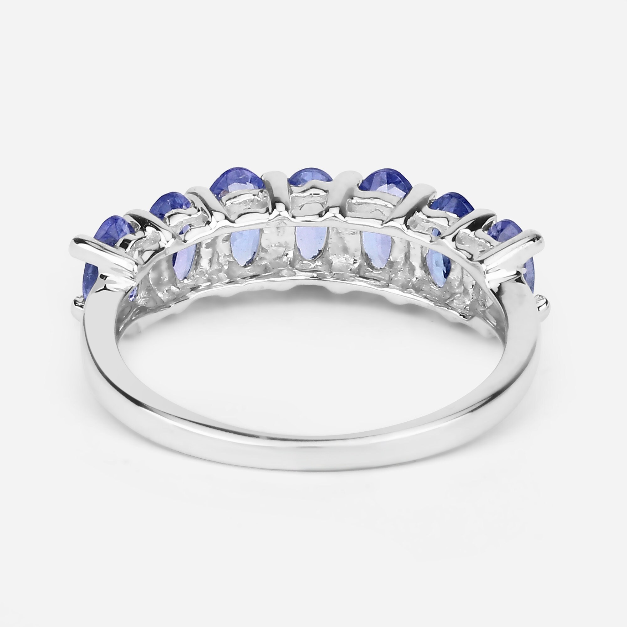 Tanzanite Ring Real Tanzanite 7-Stone Ring in .925 Sterling | Etsy