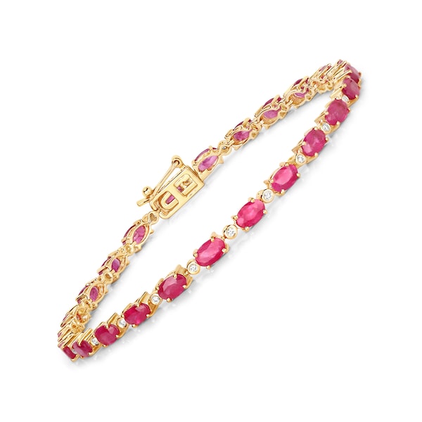 Ruby Bracelet - Etsy