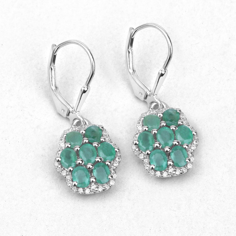 Emerald Earrings - Etsy