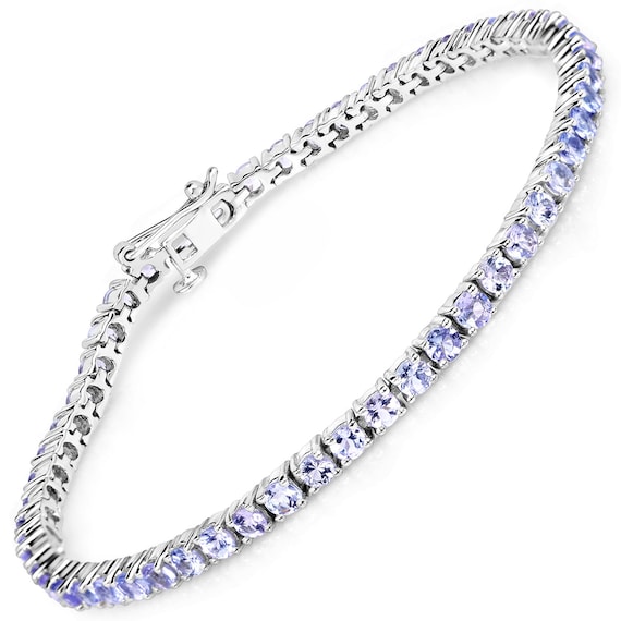 Sterling silver tanzanite bracelet store