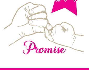 Pinky Promise Svg - Etsy