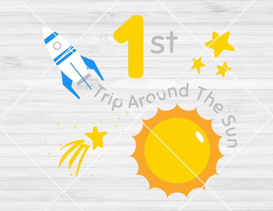 First Trip Around the Sun SVG , First Birthday, Family Shirts - Etsy