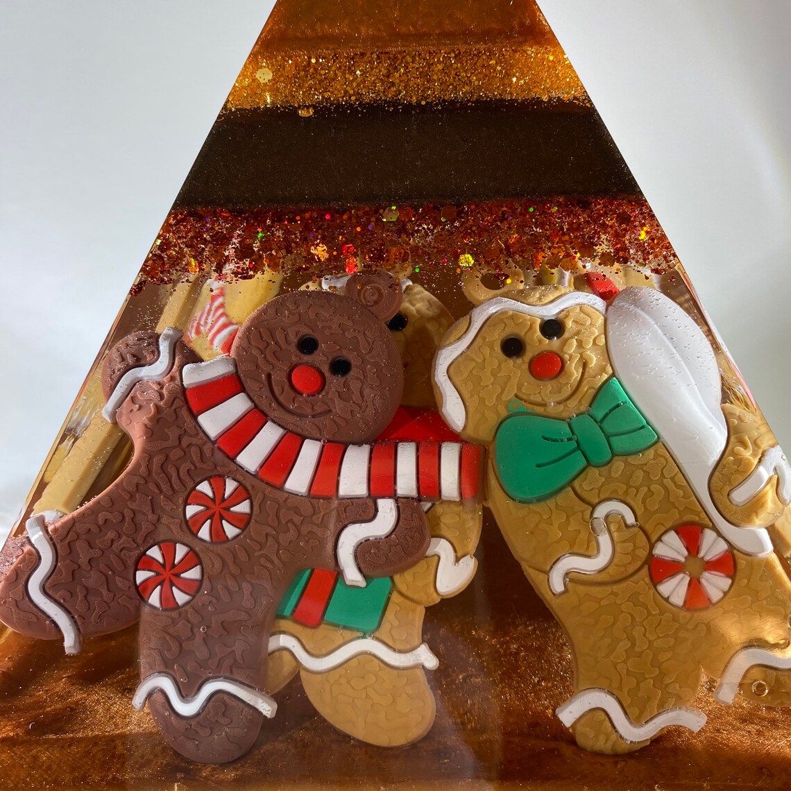 Gingerbread Men and Women Pyramid Christmas Decorations Gift - Etsy