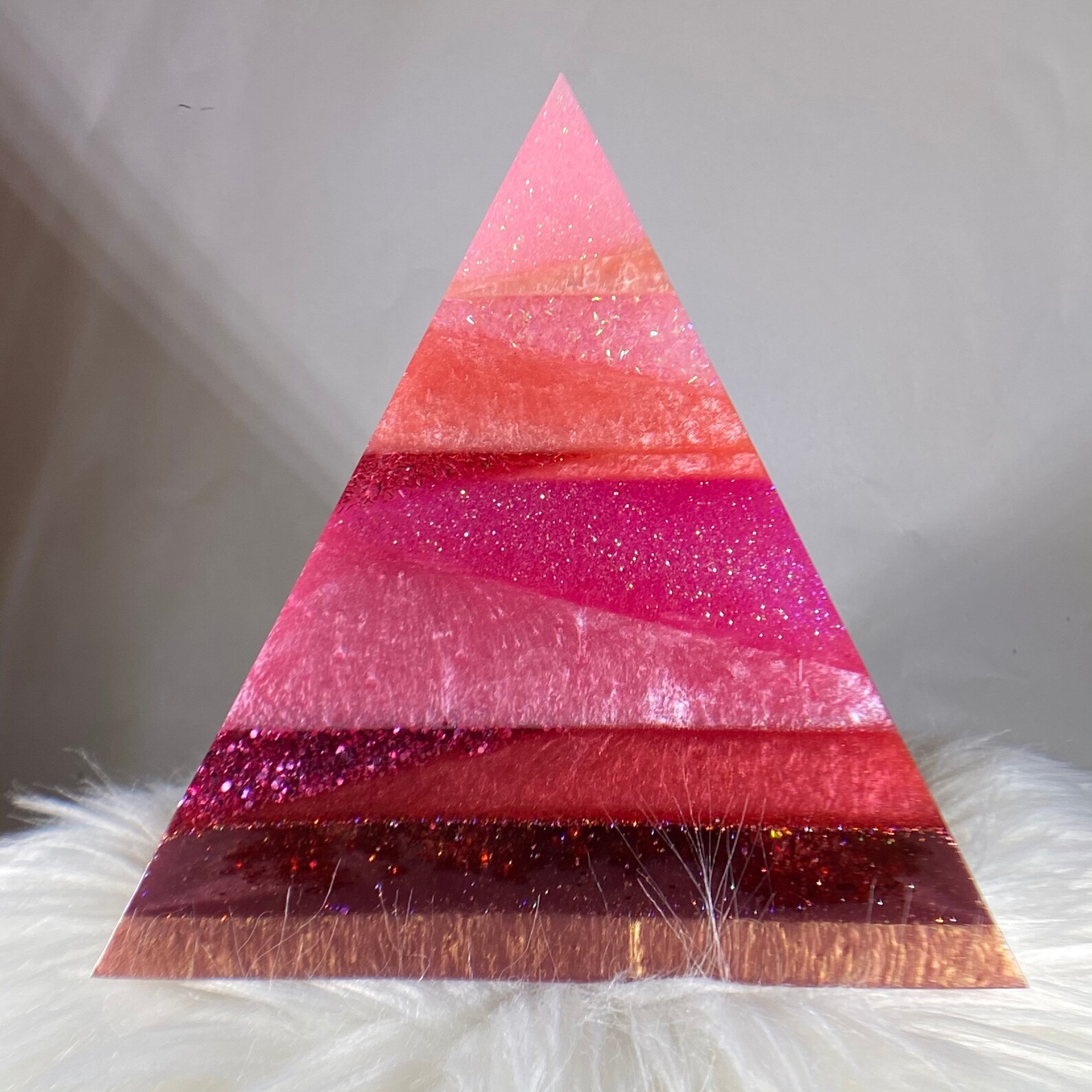 All Pink Geometric Pyramid Home Decor Gifts for her | Etsy