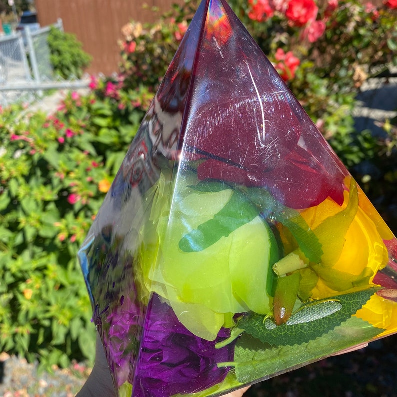 Rainbow Inspired Pyramid - Etsy