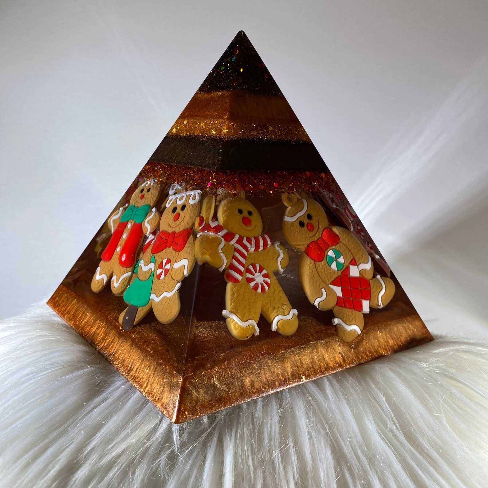 Gingerbread Men and Women Pyramid Christmas Decorations Gift - Etsy