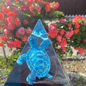 Blue Turtle Pyramid - Etsy