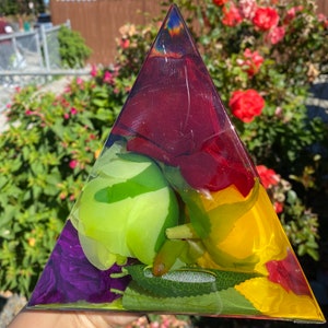 Rainbow Inspired Pyramid - Etsy