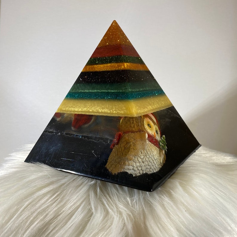Owl Pyramid Resin Pyramid Home Decor - Etsy