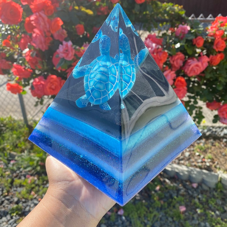 Blue Turtle Pyramid - Etsy