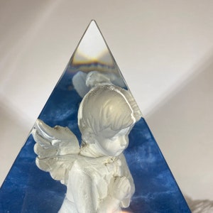 Blue Boy Angel Pyramid, Resin Pyramid, Home Decor - Etsy