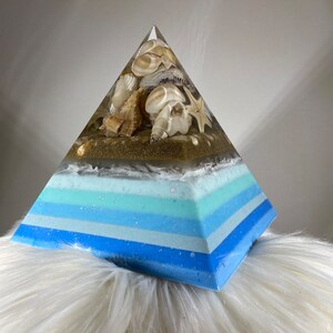 Beach Pyramid With Seashells and Sand - Etsy