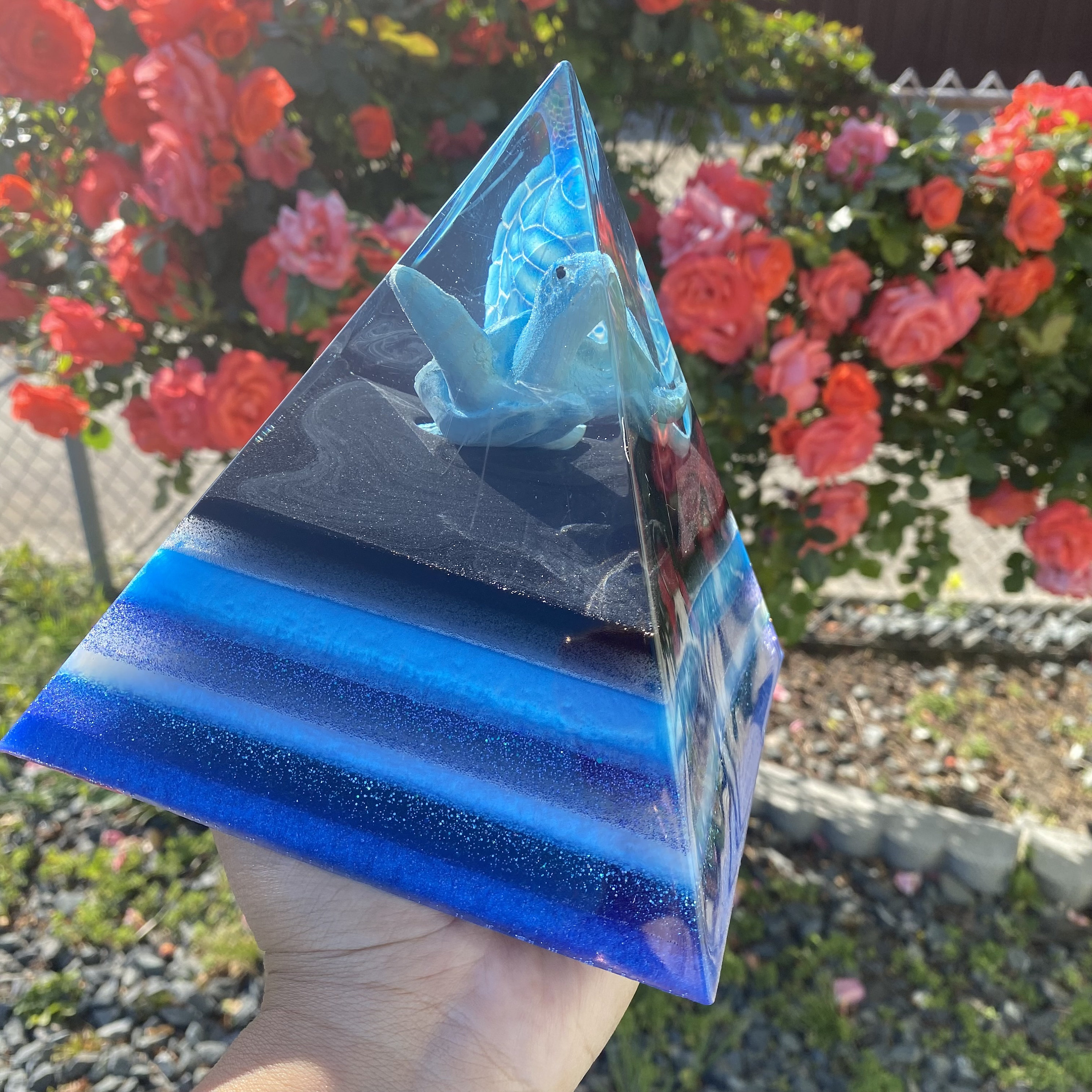 Blue Turtle Pyramid - Etsy