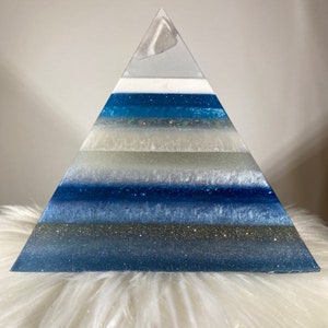 Blue Chalcedony Pyramid - Etsy