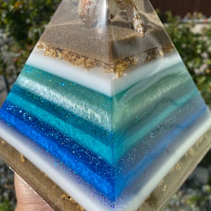 Gold Seashell Beach Themed Pyramid - Etsy