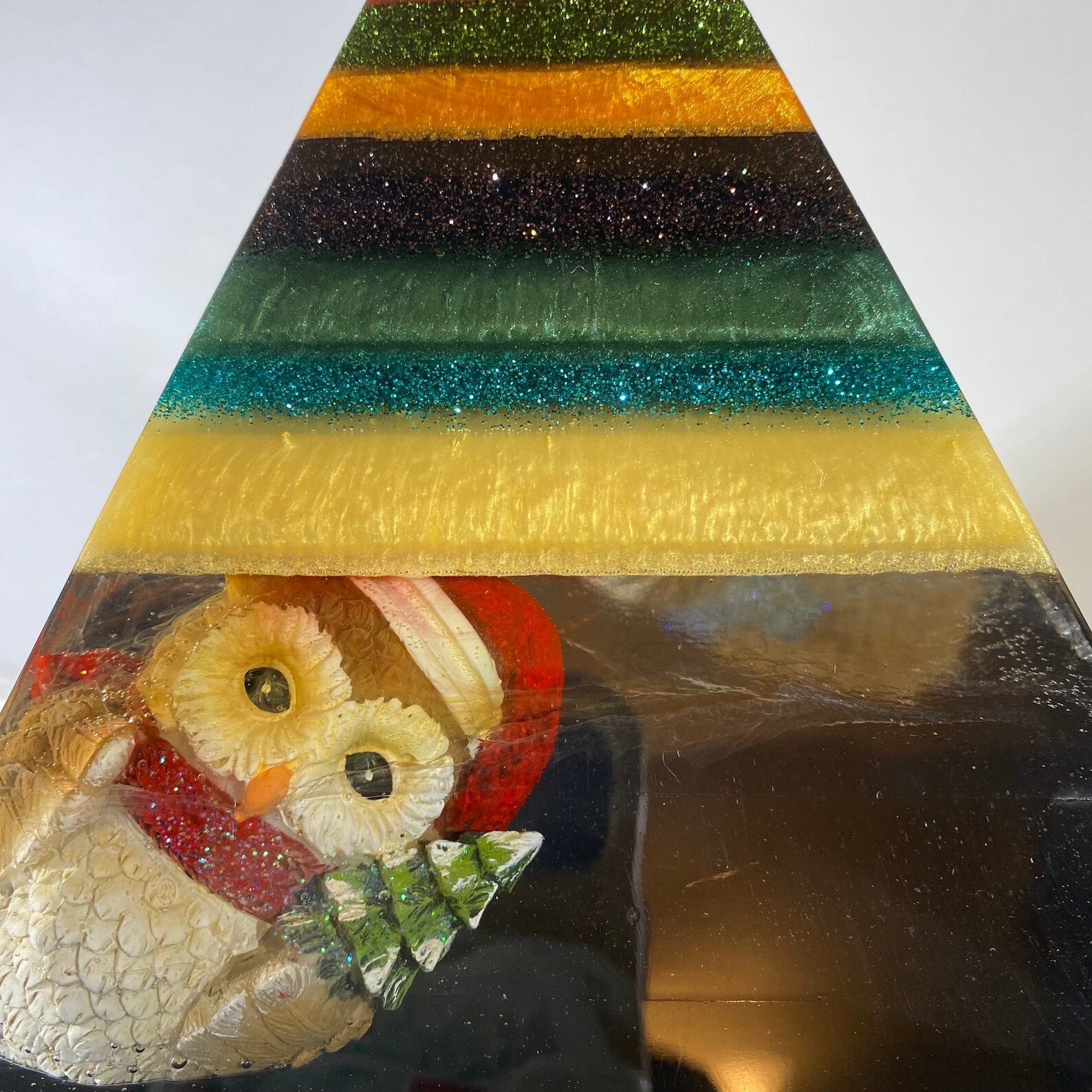 Owl Pyramid, Resin Pyramid, Home Decor - Etsy