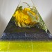 Sunflower Pyramid With Bee, Home Decor, Resin Pyramid - Etsy
